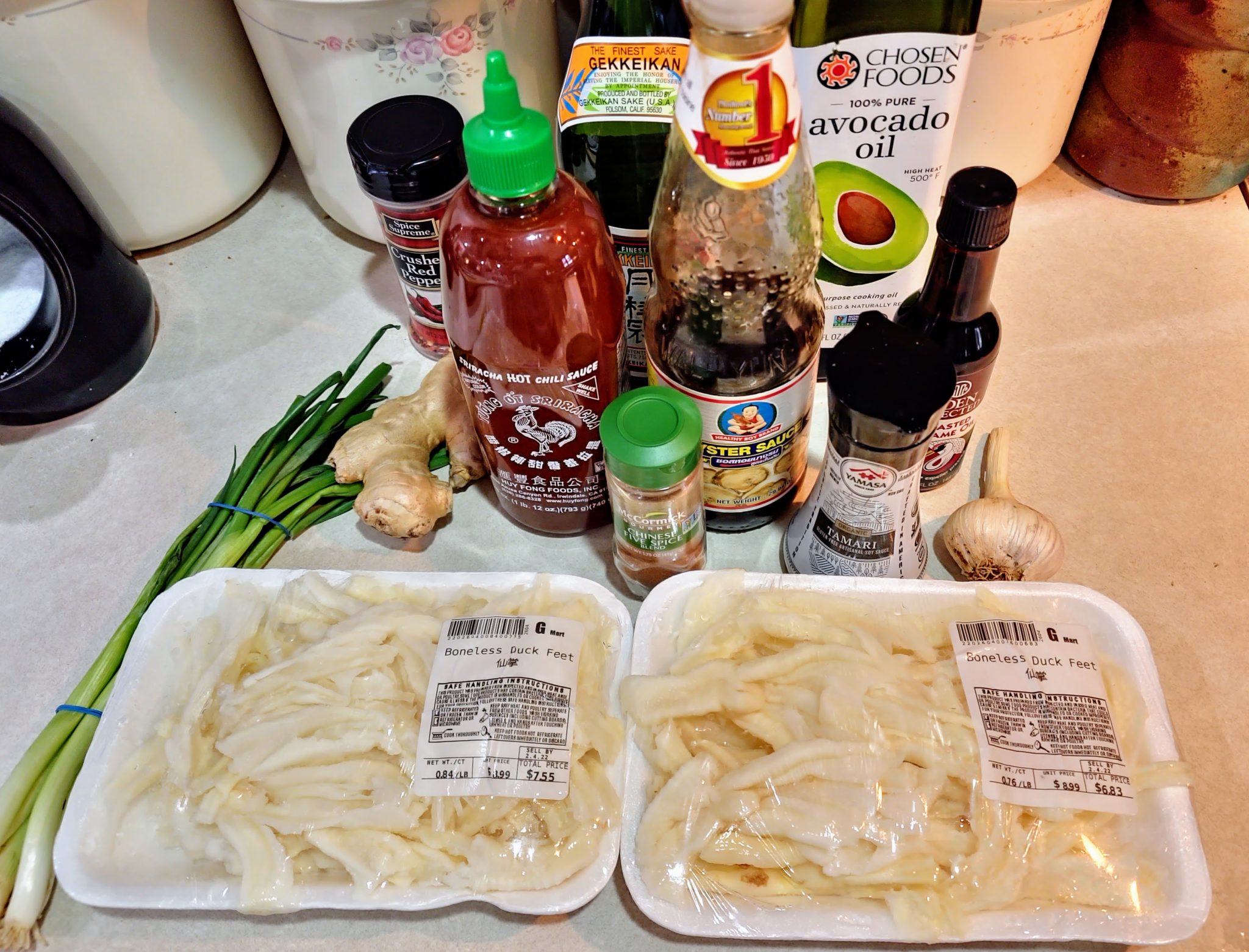 Braised Boneless Duck Feet - Stinky Caveman