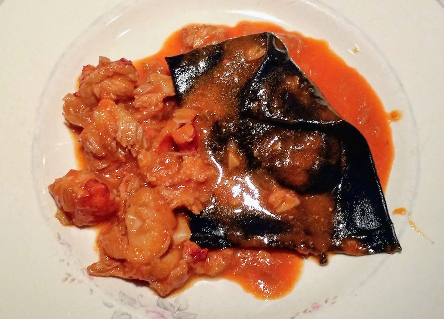 Caviar Ravioli with Lobster Sauce - Stinky Caveman