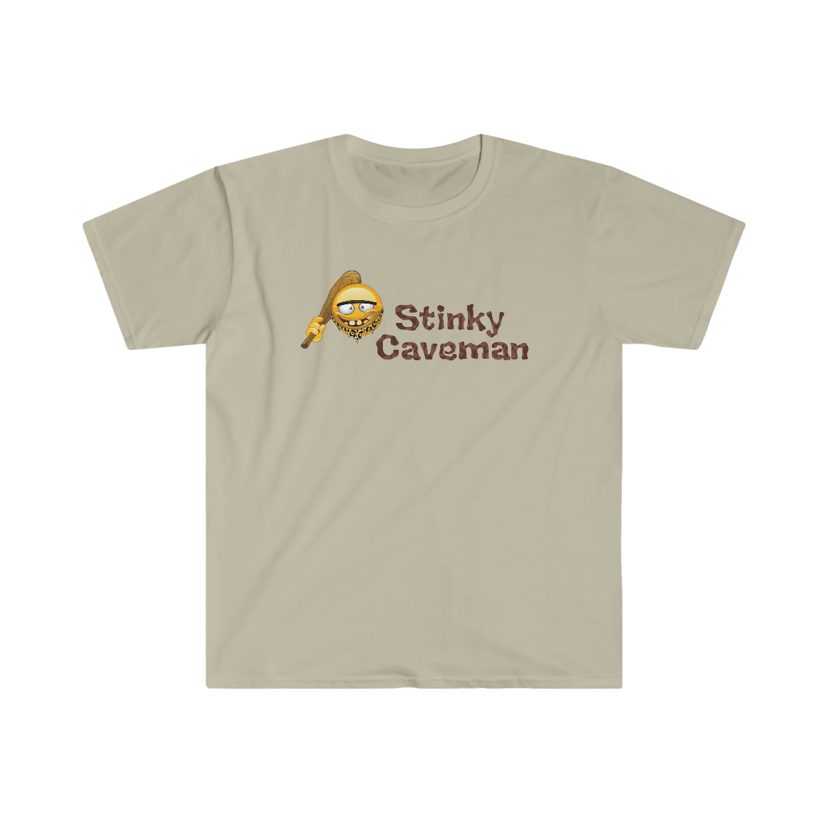 Stinky Caveman Unisex Softstyle T-Shirt - Stinky Caveman